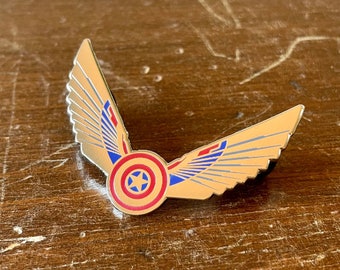 Captain America Pin - Etsy