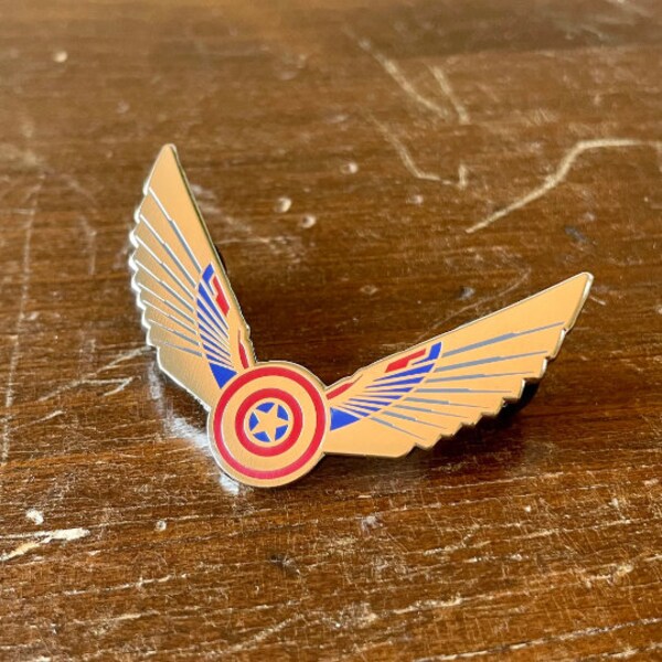 Captain America Pin - Etsy