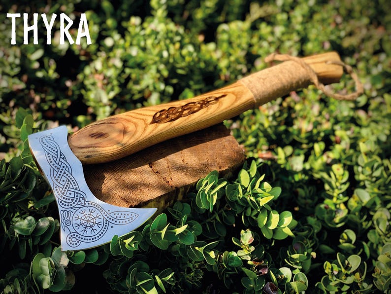 Functional Hand Forged Viking Axe Made With Carbon Steel, Gift for Men ...