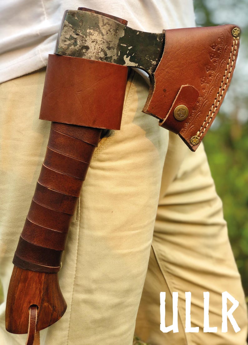 Functional Hand Forged Viking Axe Made With Carbon Steel, Gift for Men ...