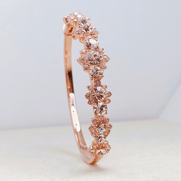 Flower Bangle - Etsy
