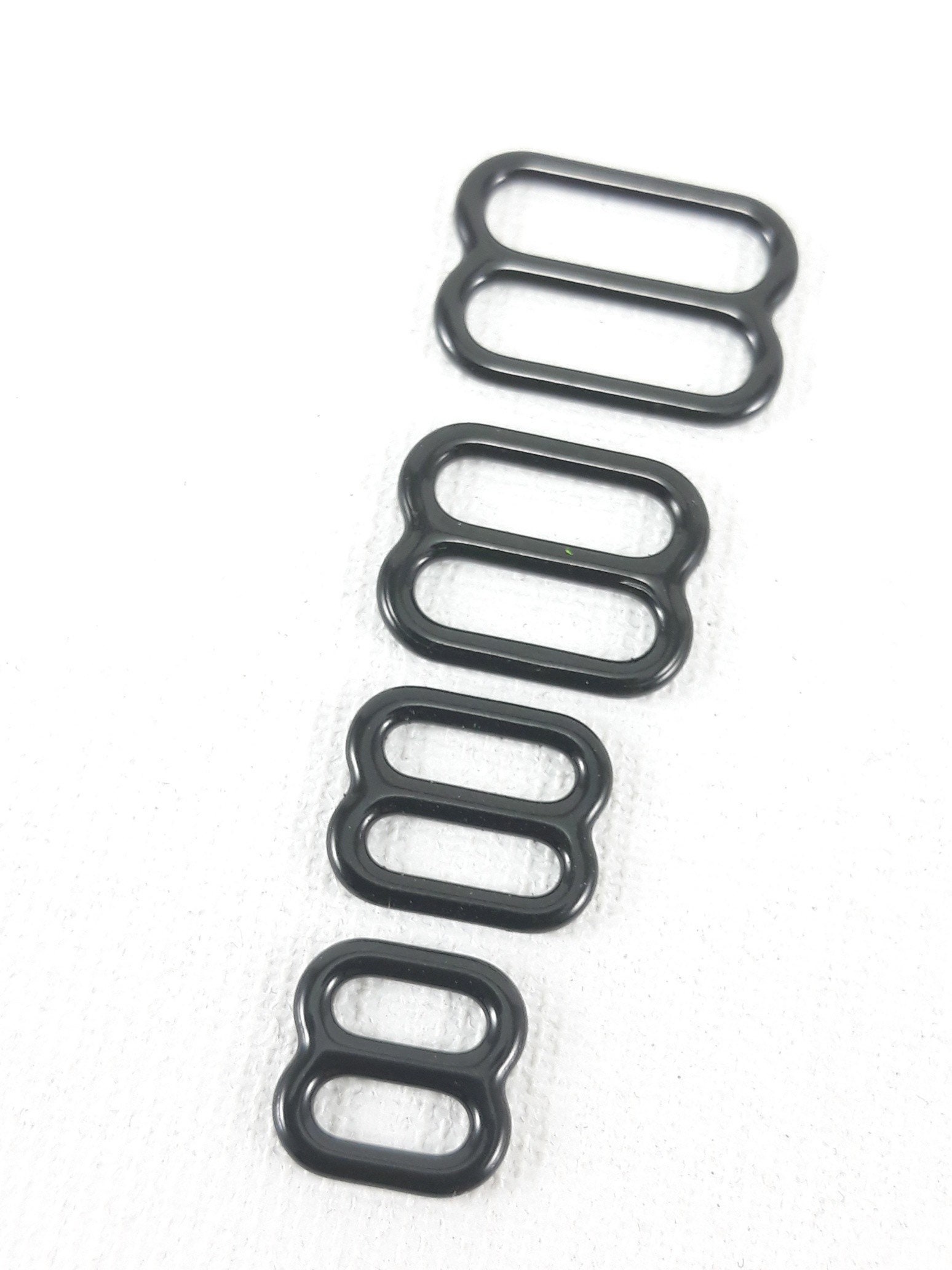 Lingerie Making Metal Slider Black Bra Straps Regulator - Etsy