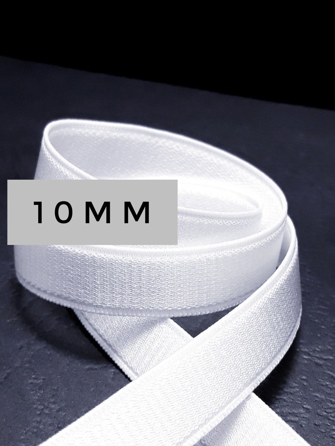 Elastic Bra Strap 10mm 1m White - Etsy