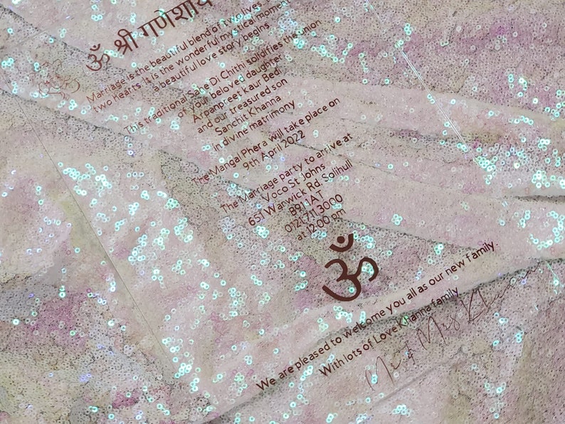 A4 Personalised Hindu Sahe Di Chithi, Lagan Patrika, Peeli Chithi - Etsy UK