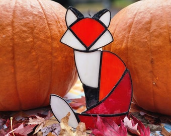 Fox Stained Glass Pattern - Etsy
