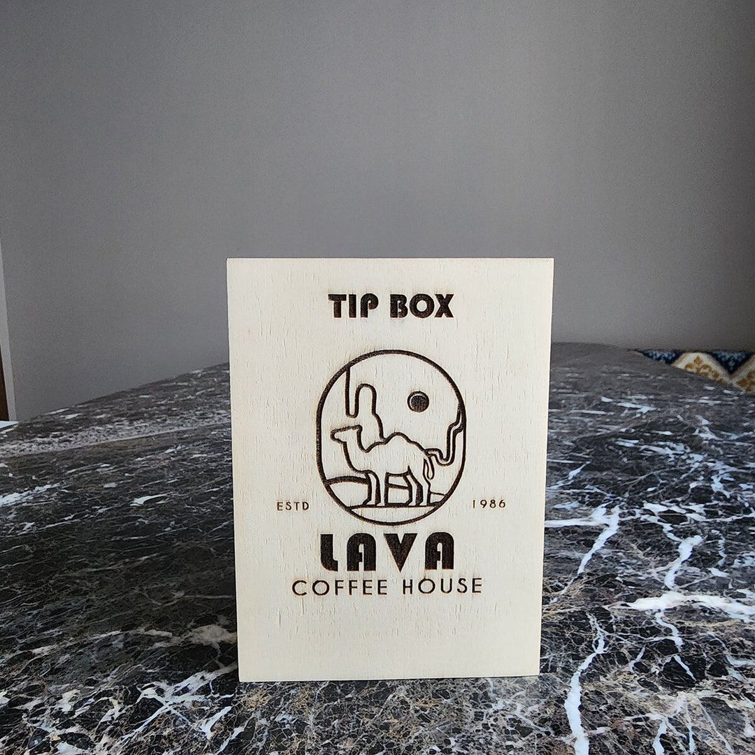 Personalized Tip Box, Restaurant Tip Box, Custom Wooden Money Box ...