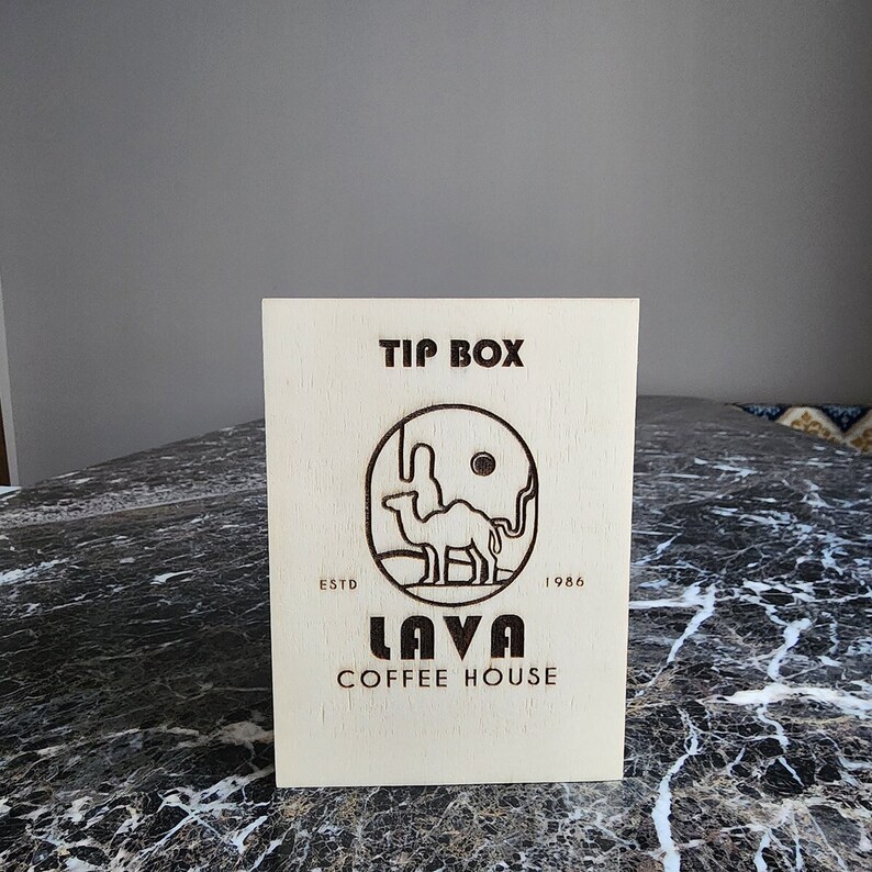 Personalized Tip Box, Restaurant Tip Box, Custom Wooden Money Box ...