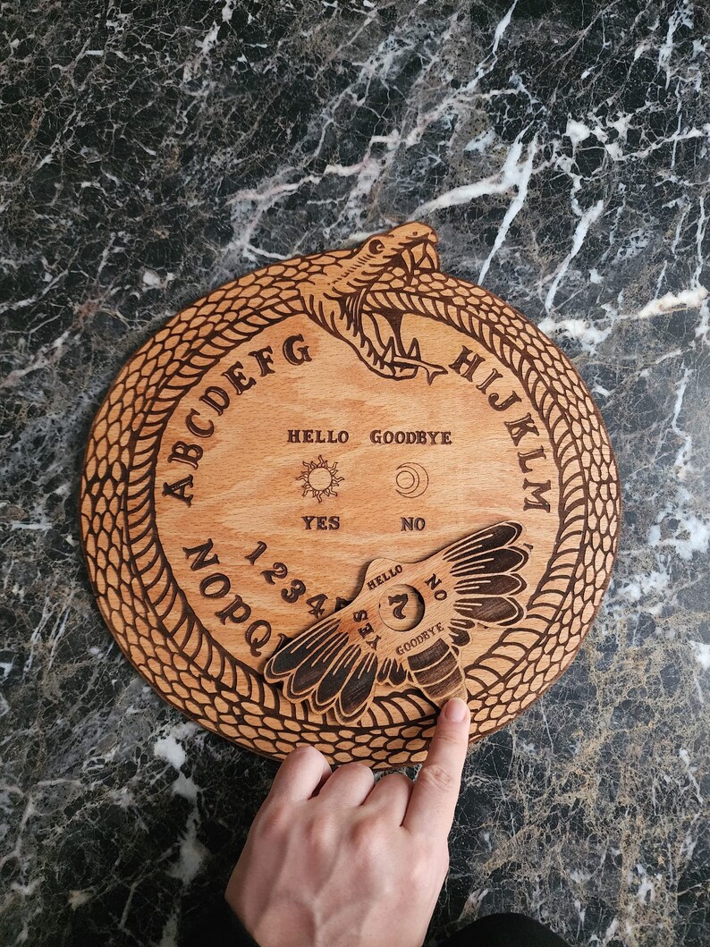Unique Ouija Board - Mystical Spirit Communication Tool - Handcrafted ...