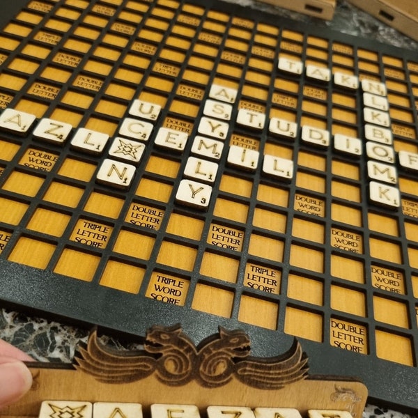 Scrabble Board - Etsy