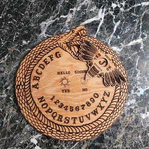 Unique Ouija Board - Mystical Spirit Communication Tool - Handcrafted ...