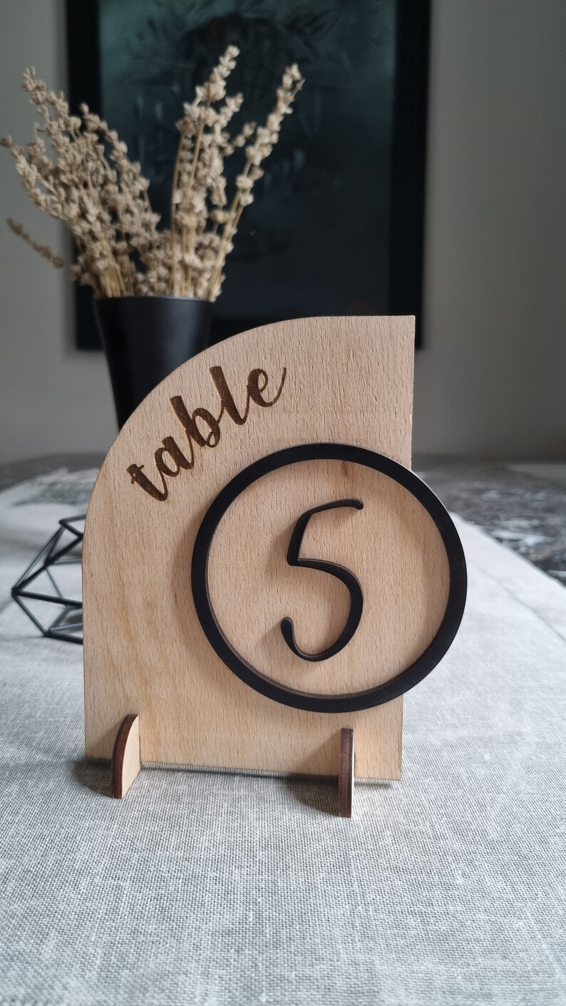 Wedding Table Numbers, Wooden Table Numbers, Rustic Wedding Decor ...