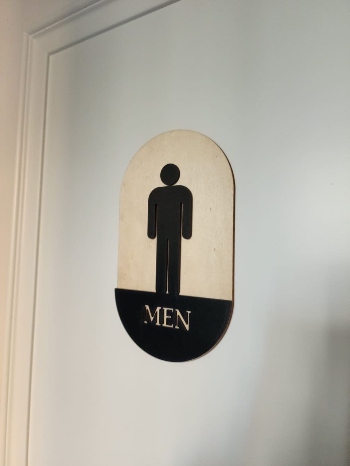 Wood Restroom Sign Set WC Sign for Cafe Cafe & Restaurant - Etsy