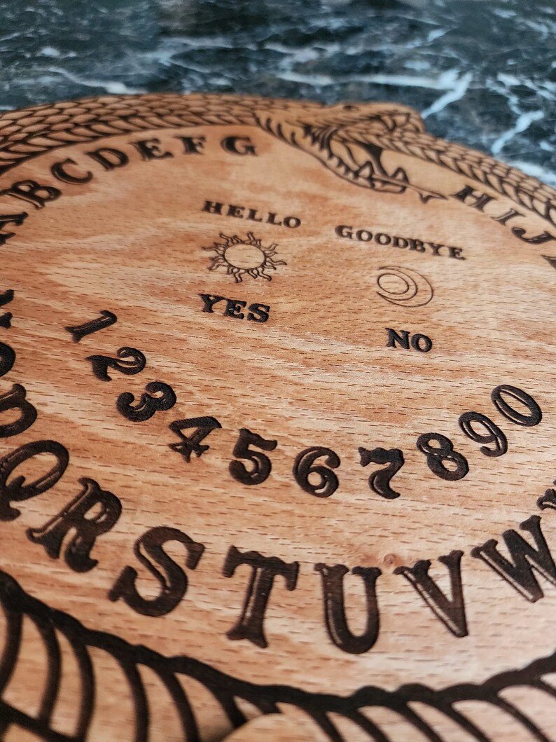 Unique Ouija Board - Mystical Spirit Communication Tool - Handcrafted ...