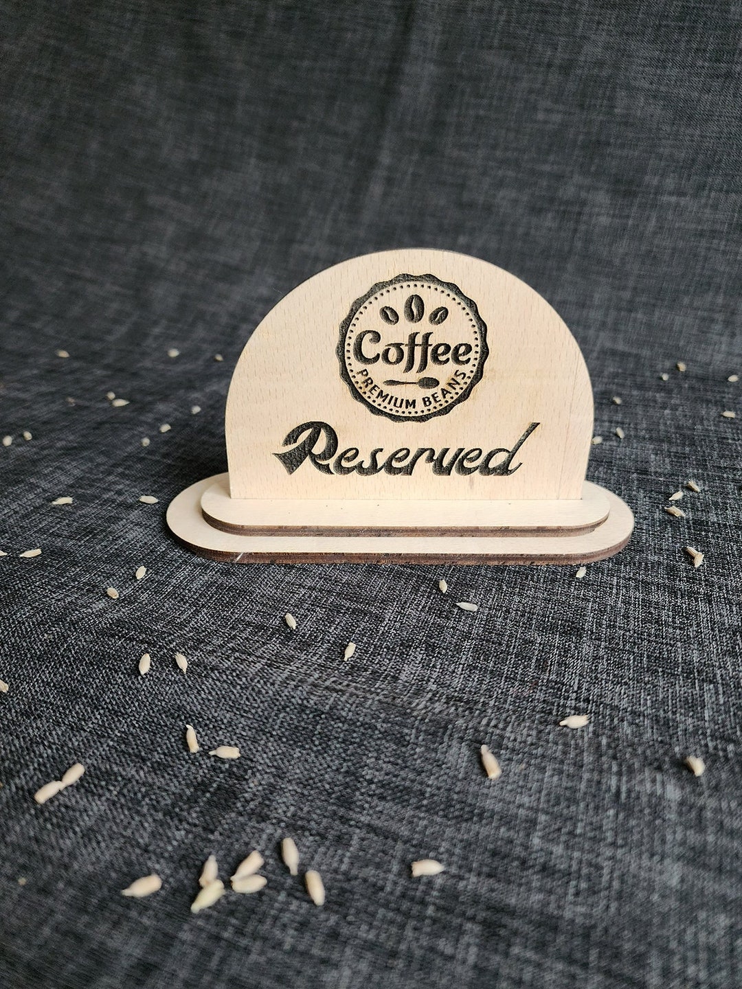 Reserved Table Sign, Wooden Reserved Sign, Reserve Restaurant Sign ...