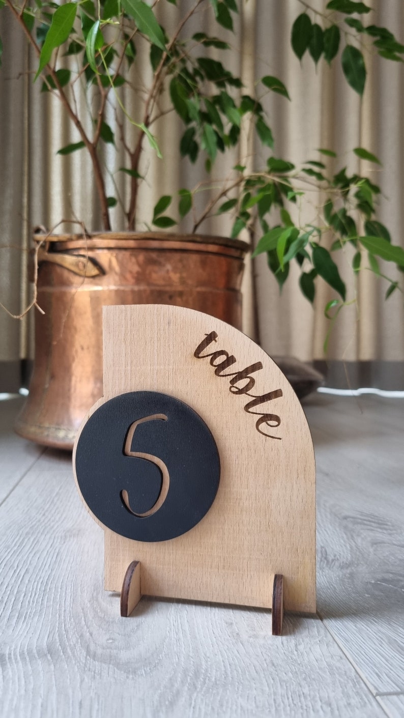 Wedding Table Numbers Wooden Table Numbers Rustic Wedding - Etsy