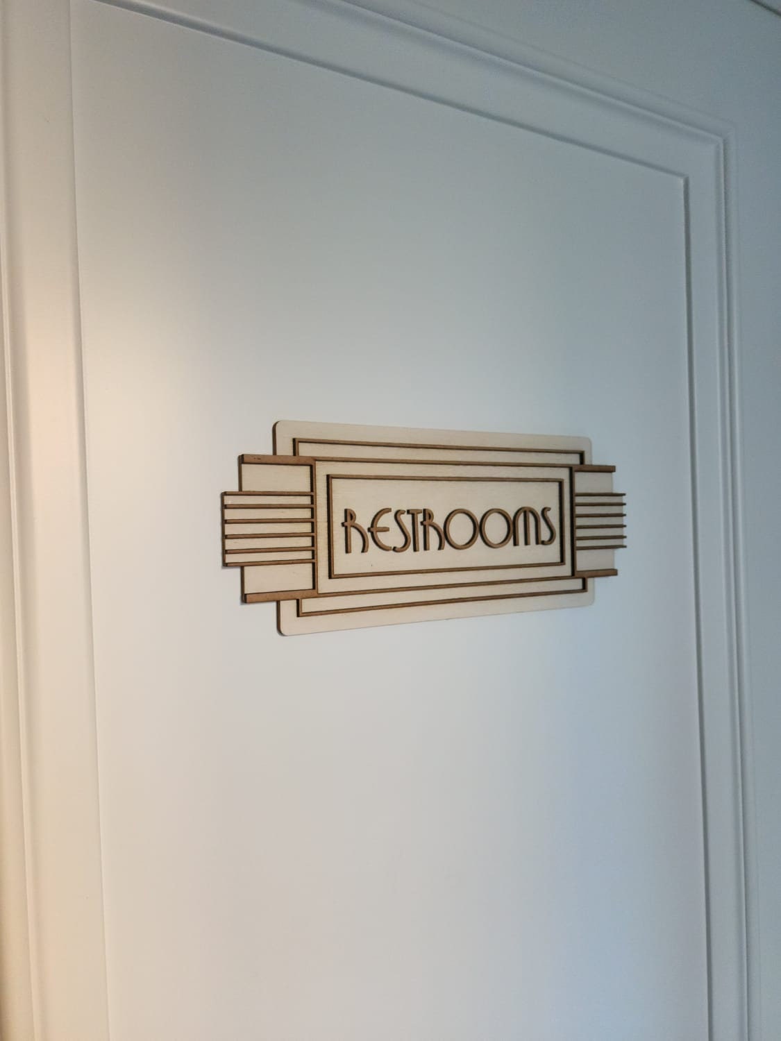Wood Restroom Sign, WC Sign for Cafe, Cafe & Restaurant Restroom Sign ...
