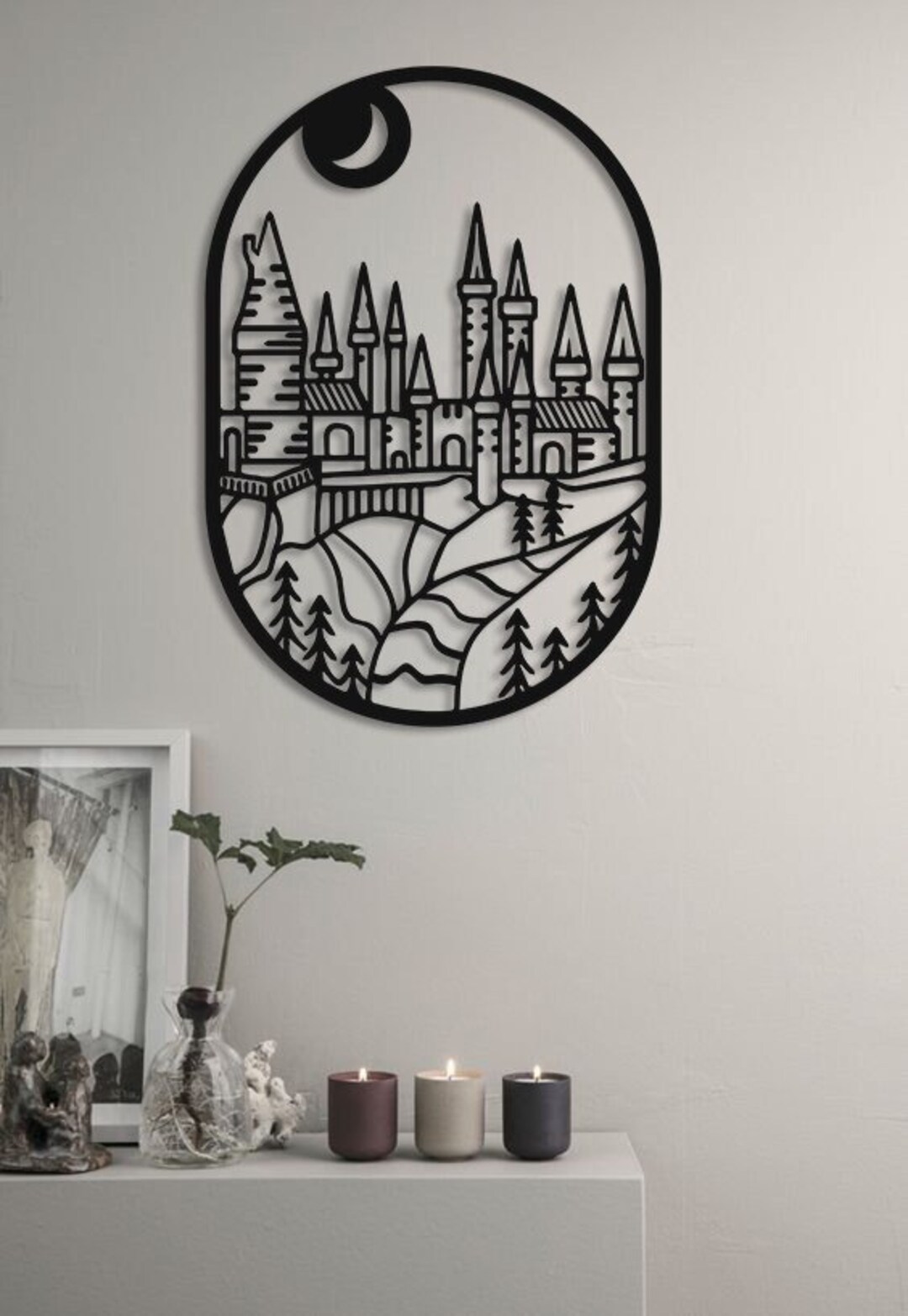 Wizarding World Decor Wizard School Wooden Wall Decor - Etsy