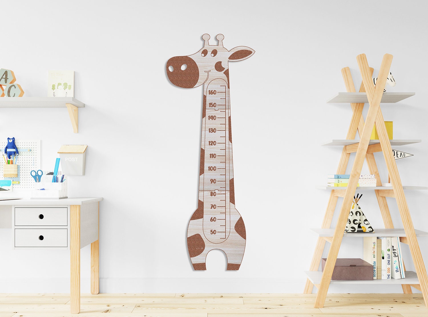 Wooden Height Chart Ruler Nursery Design Kid Rooms Gifts for - Etsy