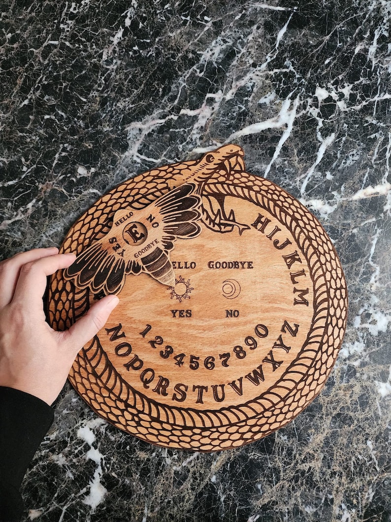 Unique Ouija Board - Mystical Spirit Communication Tool - Handcrafted ...
