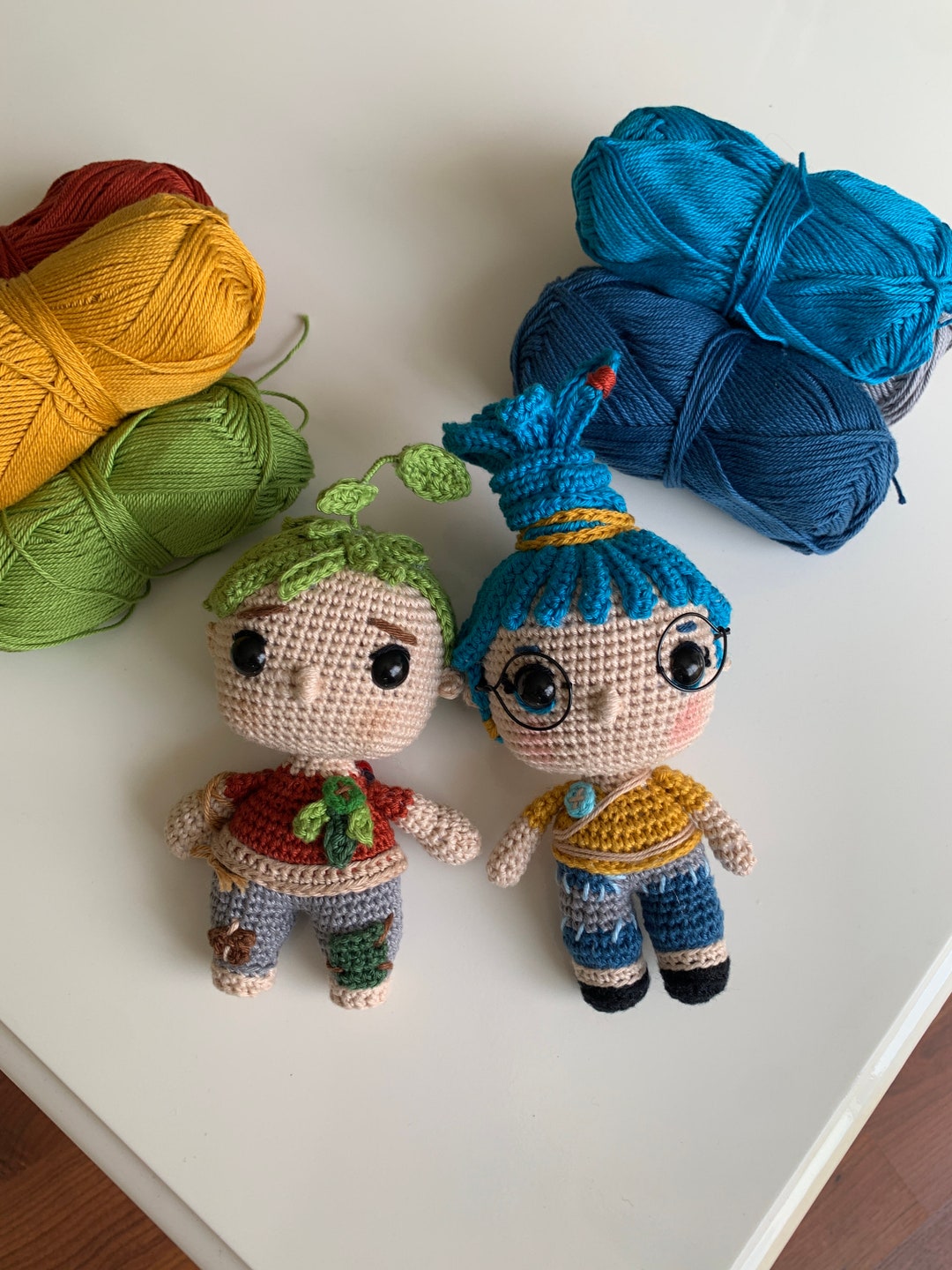 It Takes Two May and Cody Crochet Dolls, Amigurumi May and Cody, It ...