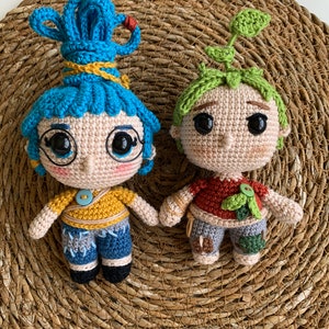 It Takes Two May and Cody Crochet Dolls, Amigurumi May and Cody, It Takes Two Amigurumi - Etsy