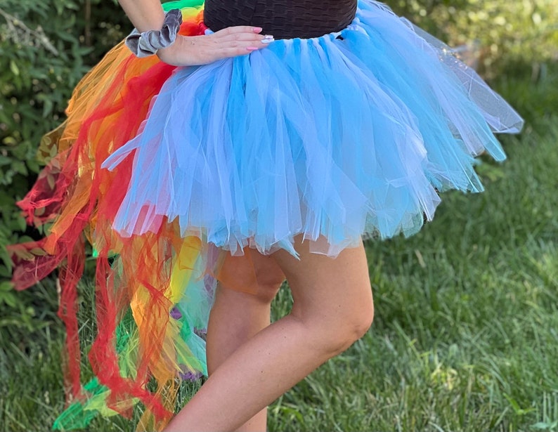 Rainbow Tail Tutus W/ Ribbon Closure - Etsy