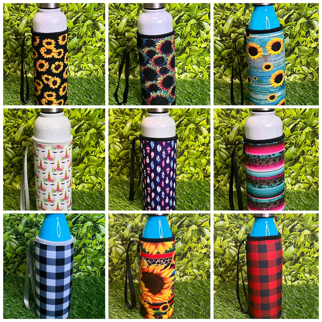 Water Bottle Sleeve W/ Wrist Strap**read DESCRIPTION THOROUGHLY - Etsy