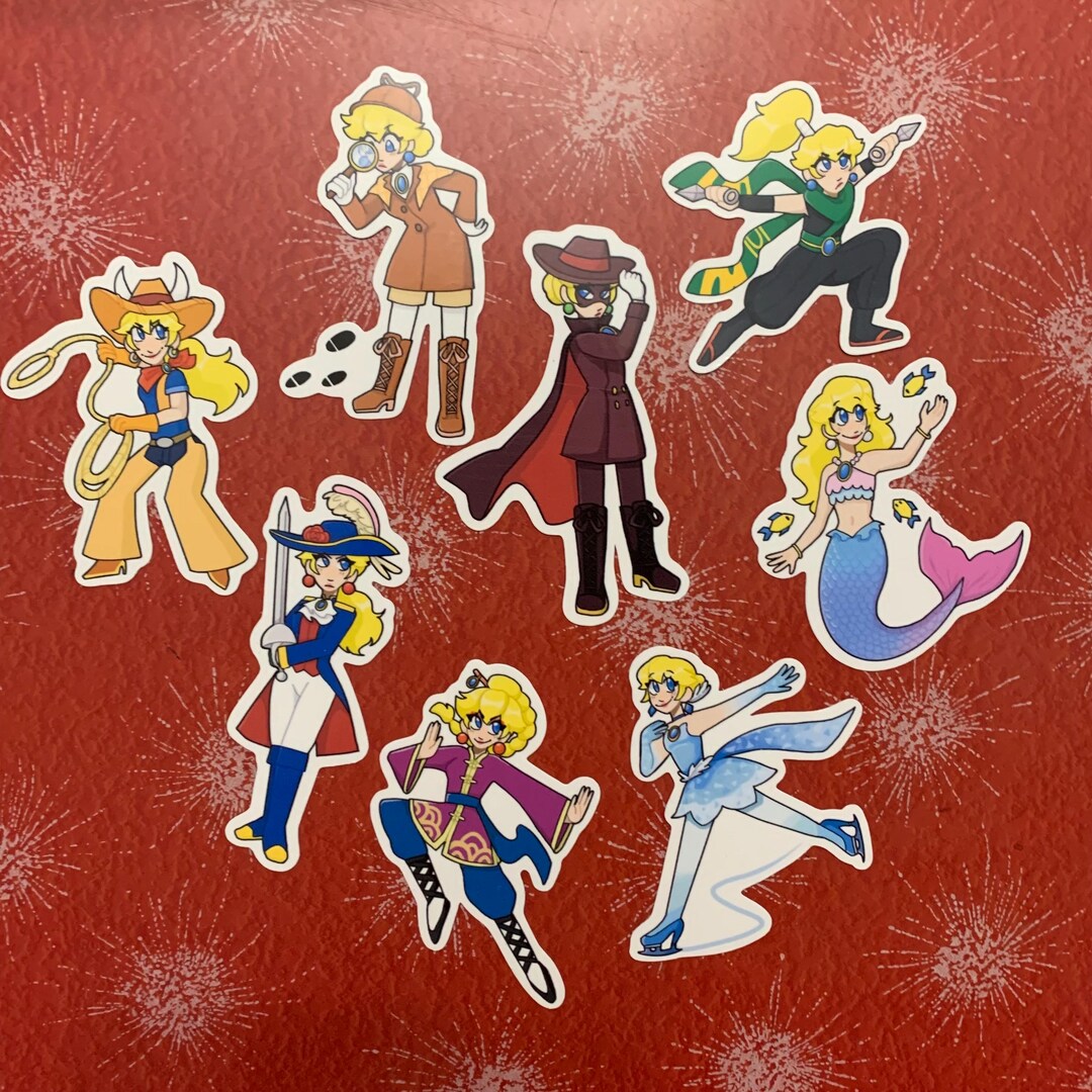 Random Peach Showdown Gacha Stickers - Etsy