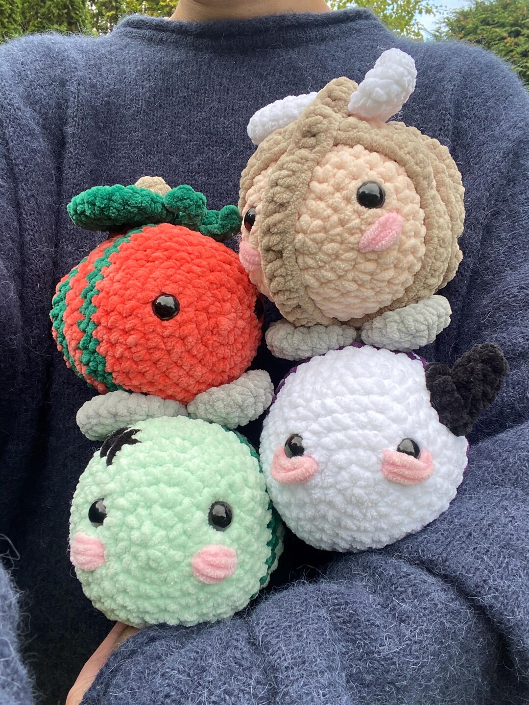 Chunky Bees Plushies Halloween Edition - Etsy