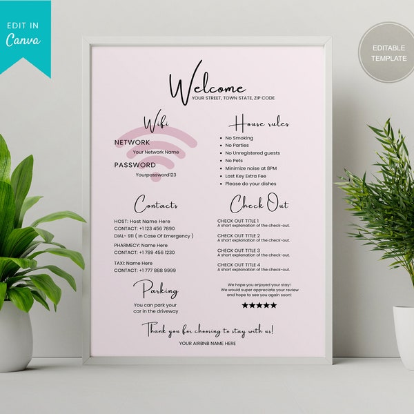 Airbnb House Rules Etsy