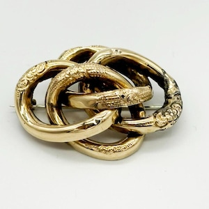 Victorian Engraved Hollow Rope Pin - Etsy