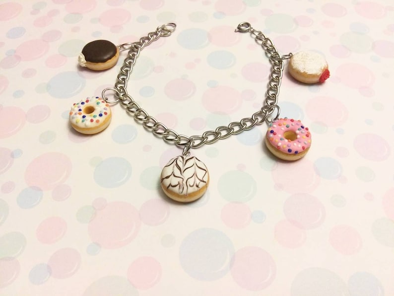 Donut Bracelet, Polymerclay - Etsy