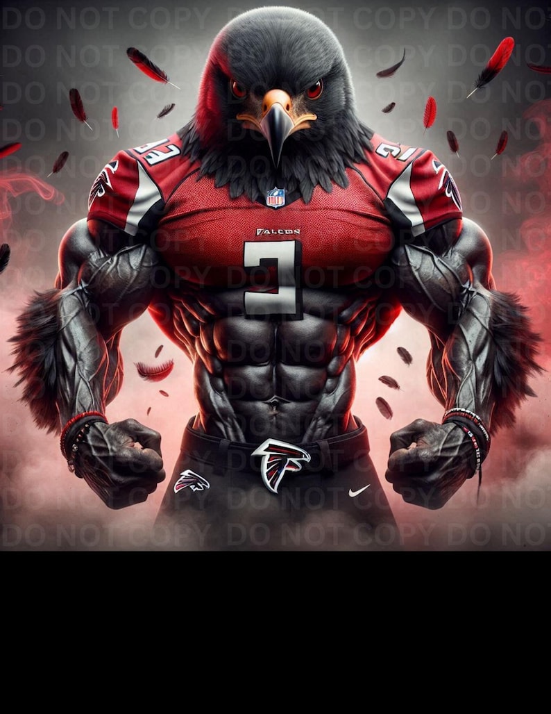 Atlanta Falcons PNG Digital Download Falcons Logo Clipart NFL Team Art ...