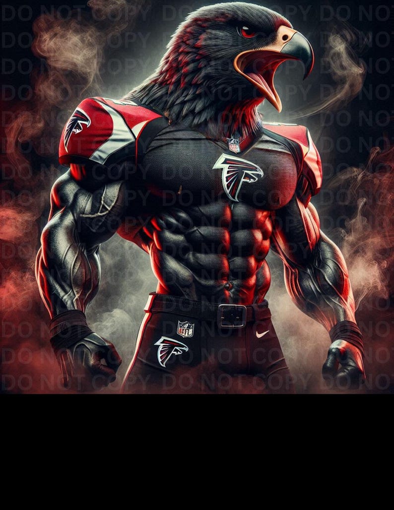 Atlanta Falcons PNG Digital Download Falcons Logo Clipart NFL Team Art ...