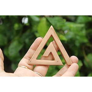 Copper Triangle Helix Vastu Helix Triangle Shape Energy Home Office ...