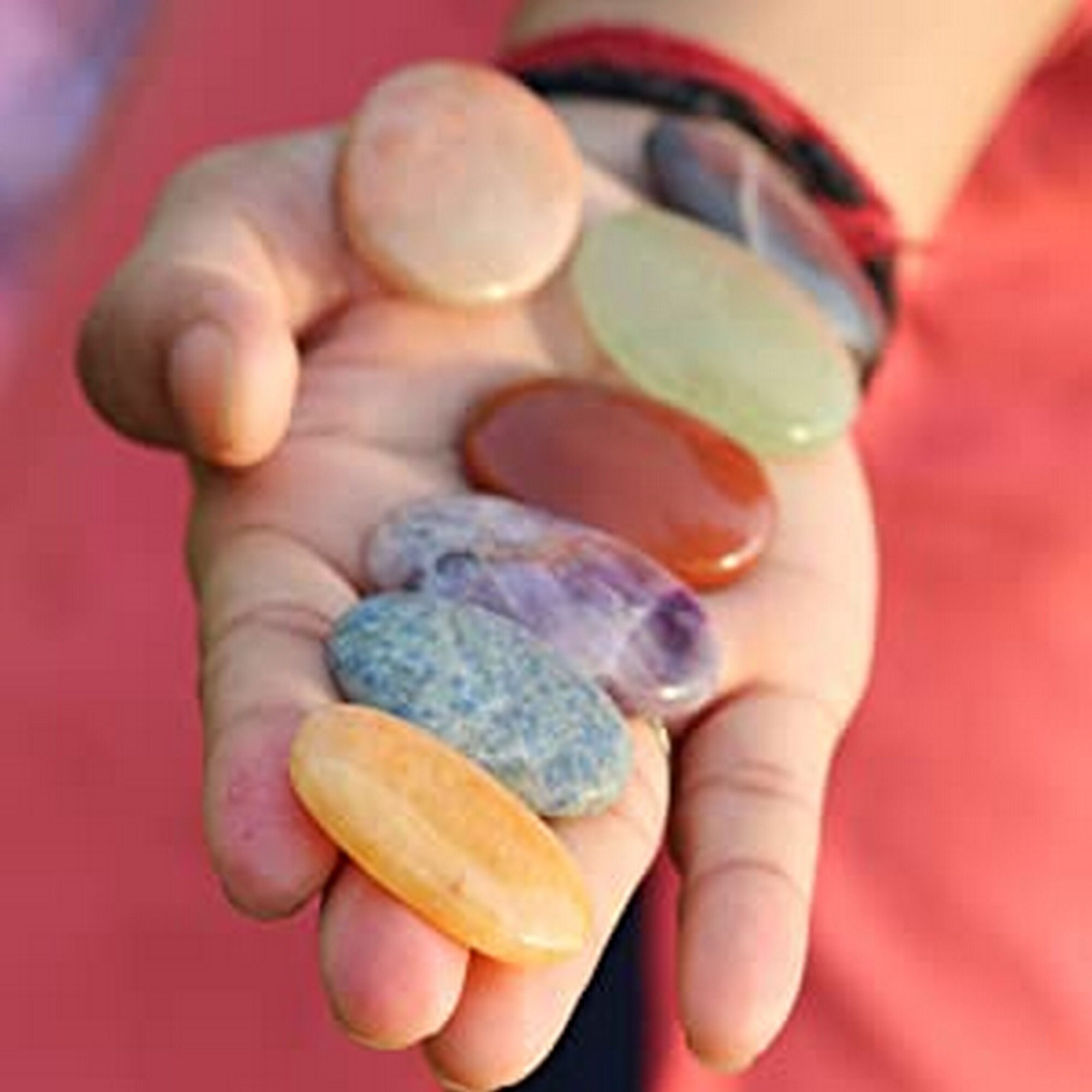 Chakra Gemstone Worry Stone Set Palm Stone Thumb Stone 7 - Etsy
