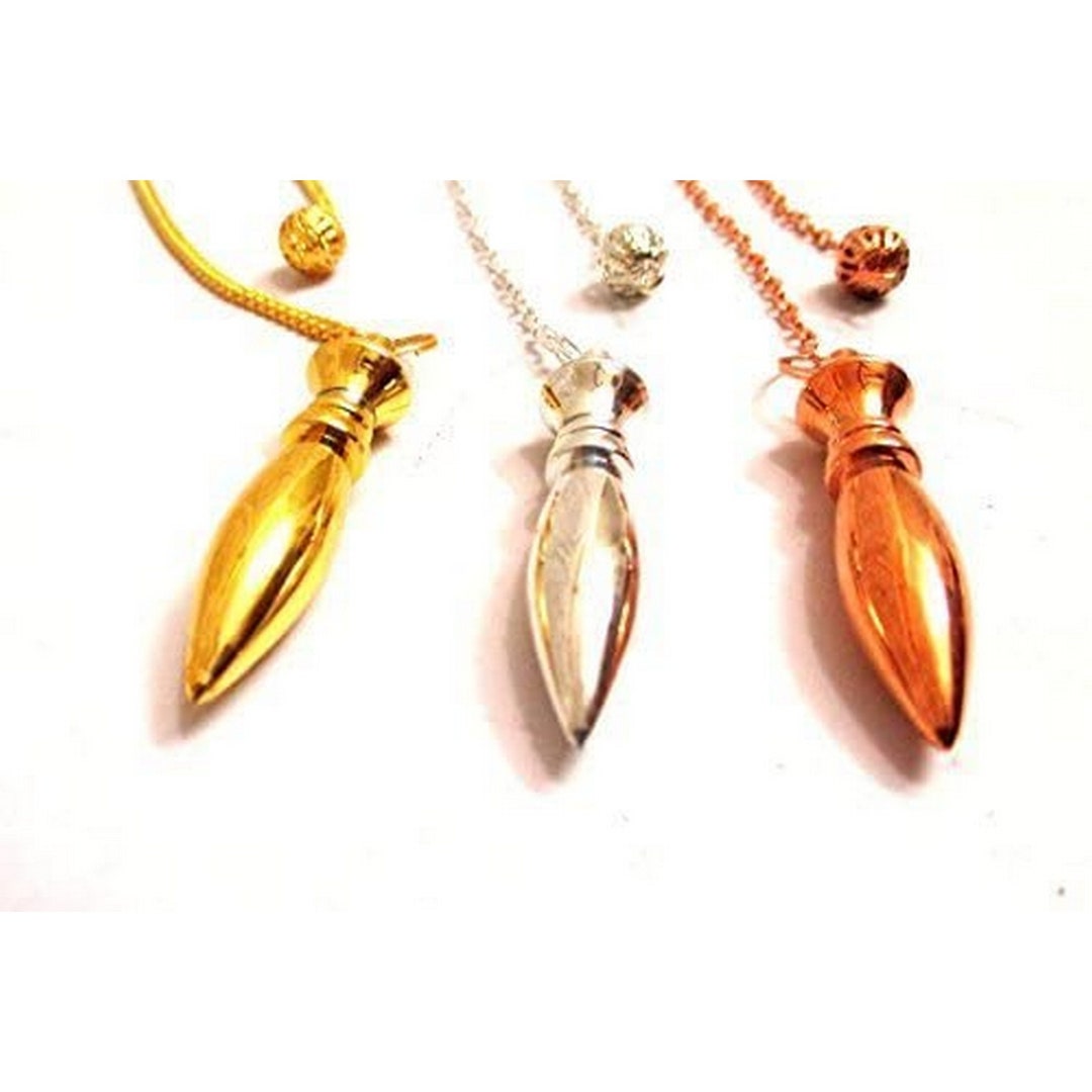 Karnak 3 Egyptian Metal Pendulum Gold Silver Copper Plated - Etsy Karnak 3 Egyptian Metal Pendulum Gold Silver Copper Plated - Etsy
