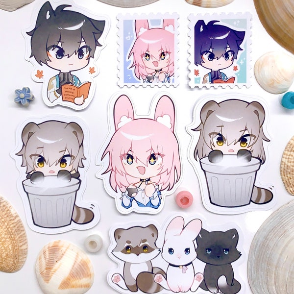 Honkai Stair Rail Stickers - Etsy