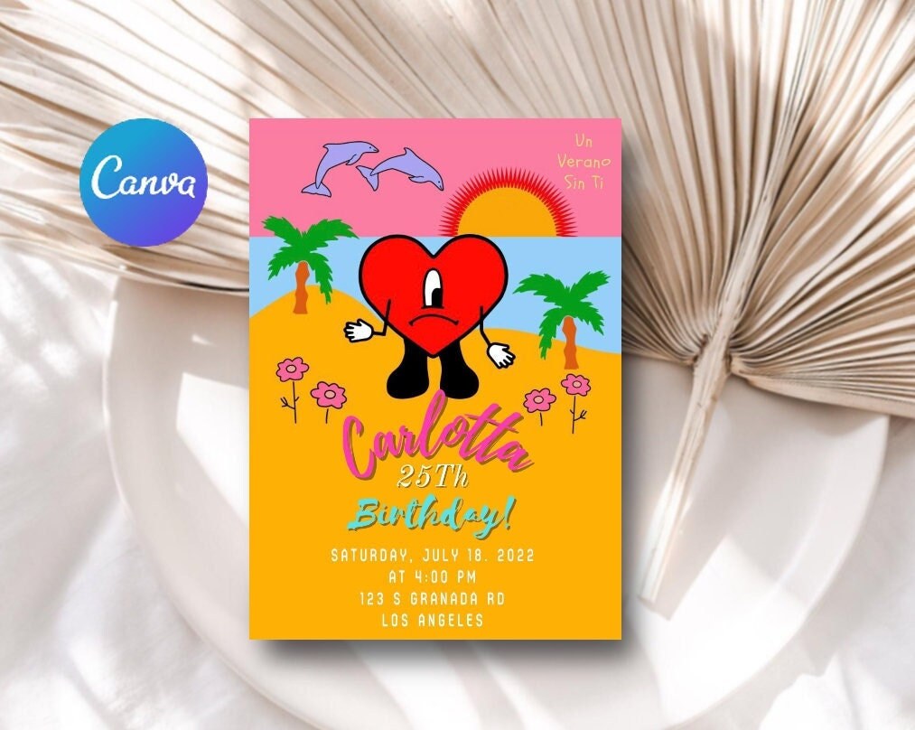 Un Verano Sin Ti Invitation Template Beiwag