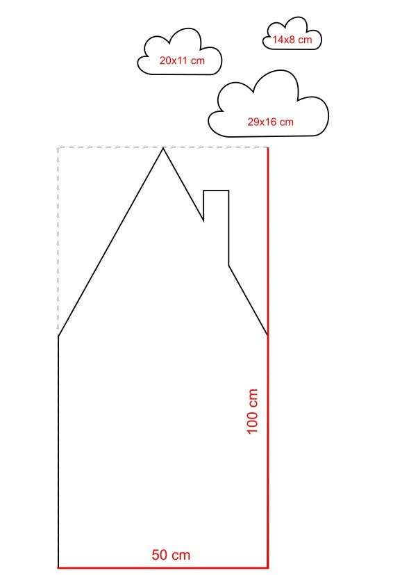 HOUSE Board With a Chimney - Etsy
