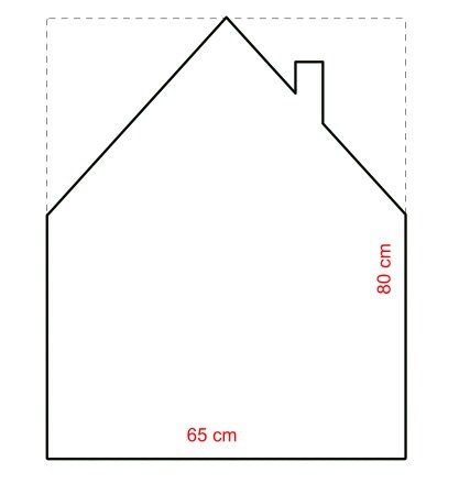 HOUSE Board With a Chimney - Etsy