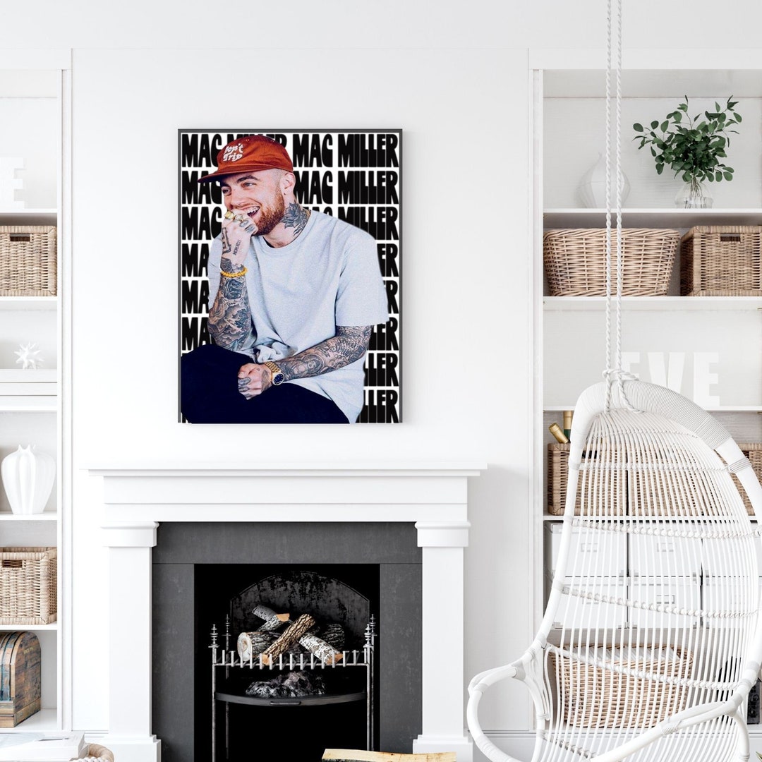 Mac Miller Posters, Mac Miller Wall Art, Mac Miller Art Print, Mac ...