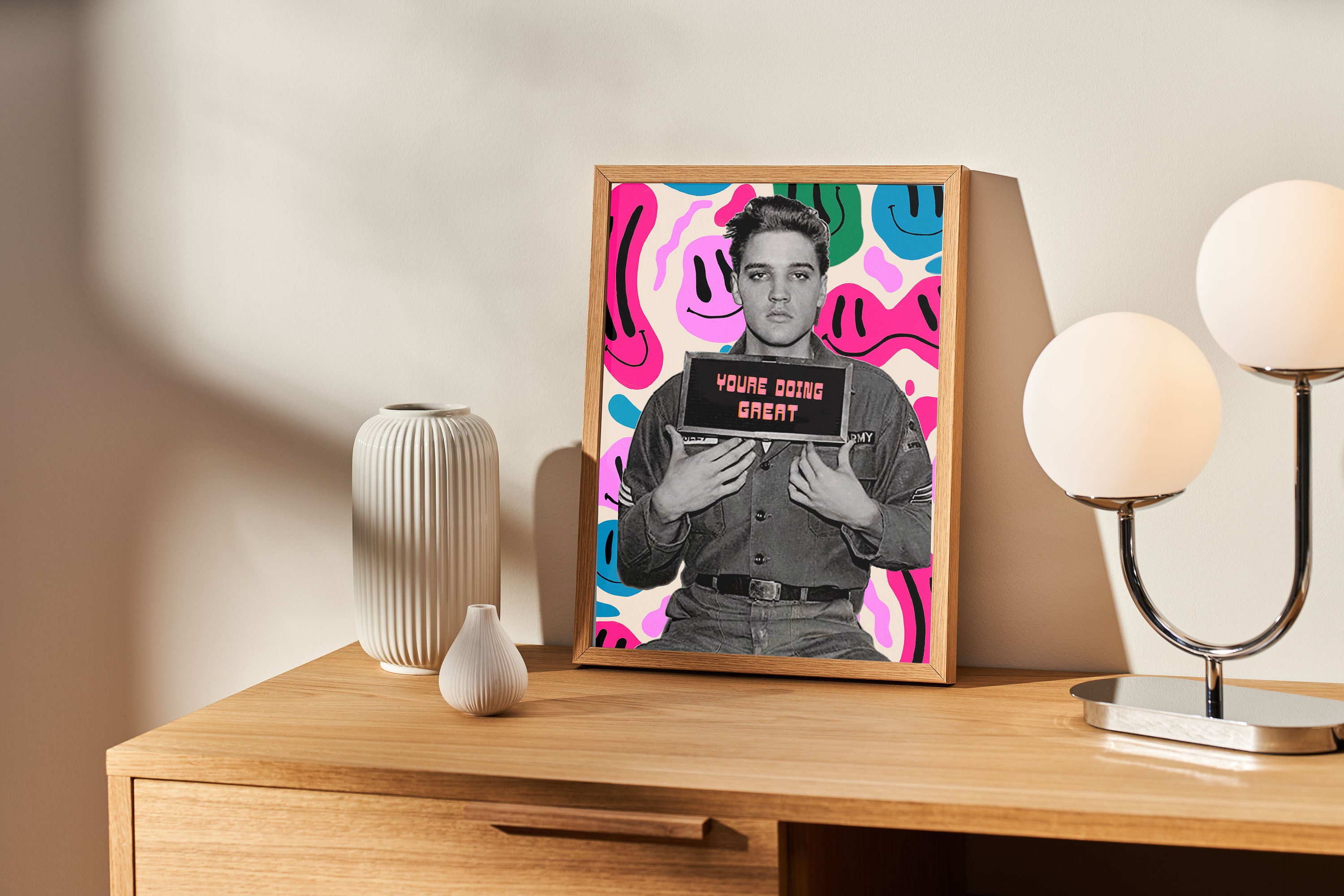 Elvis Poster Elvis Print Elvis Presley Poster Trendy Wall - Etsy UK