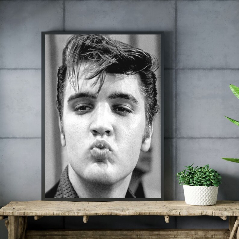 Elvis Poster Elvis Print Elvis Presley Poster Trendy Wall - Etsy