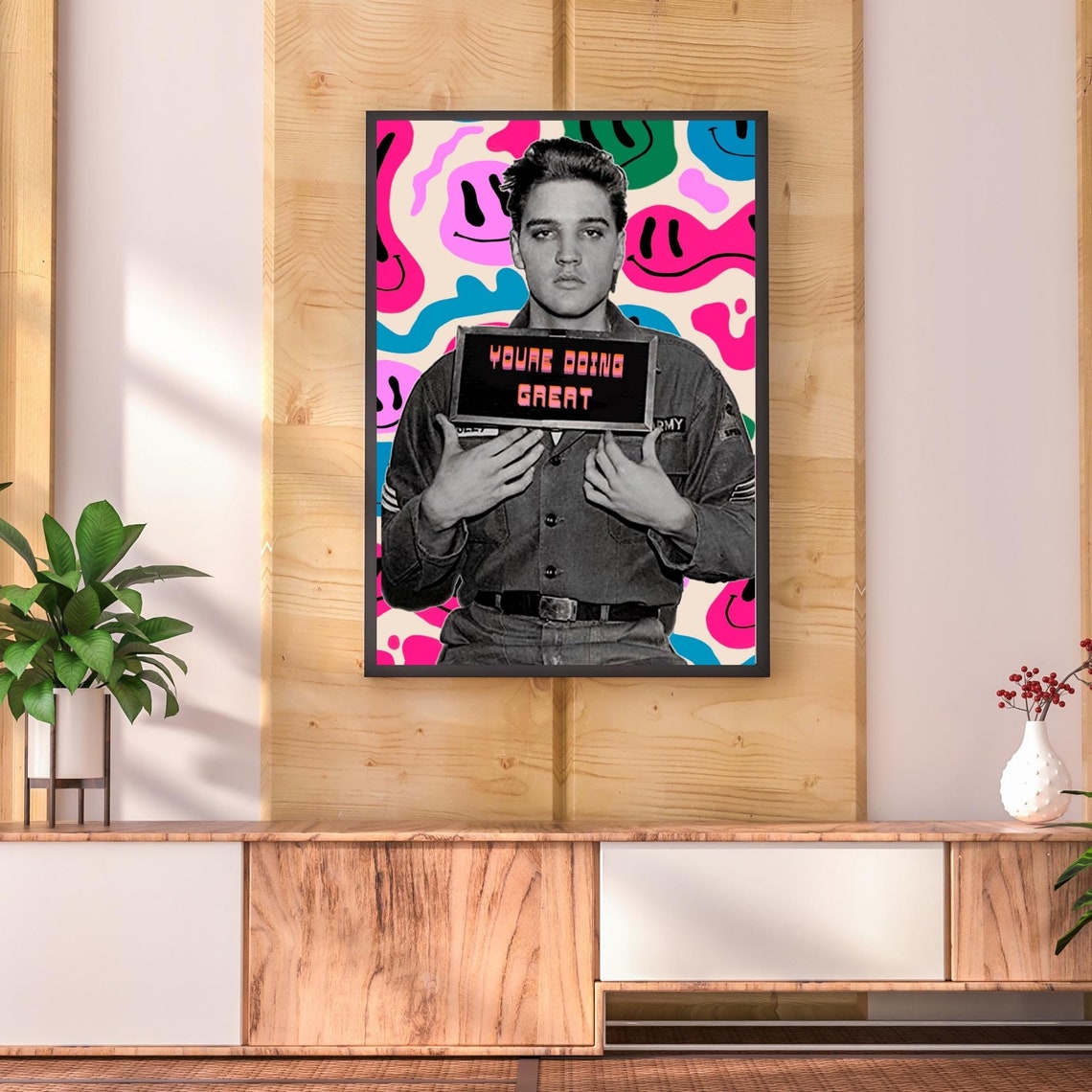 Elvis Poster Elvis Print Elvis Presley Poster Trendy Wall - Etsy