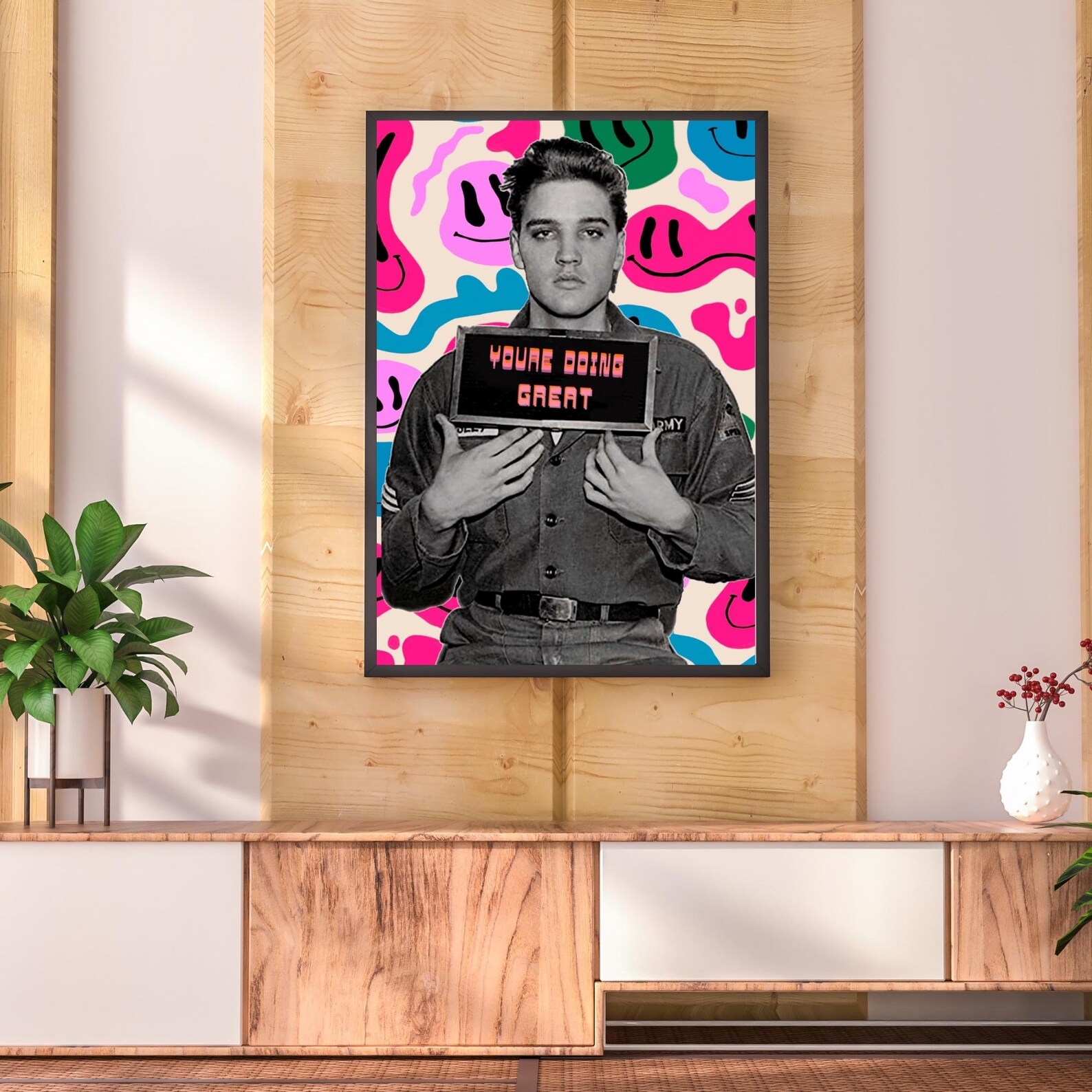 Elvis Poster Elvis Print Elvis Presley Poster Trendy Wall - Etsy