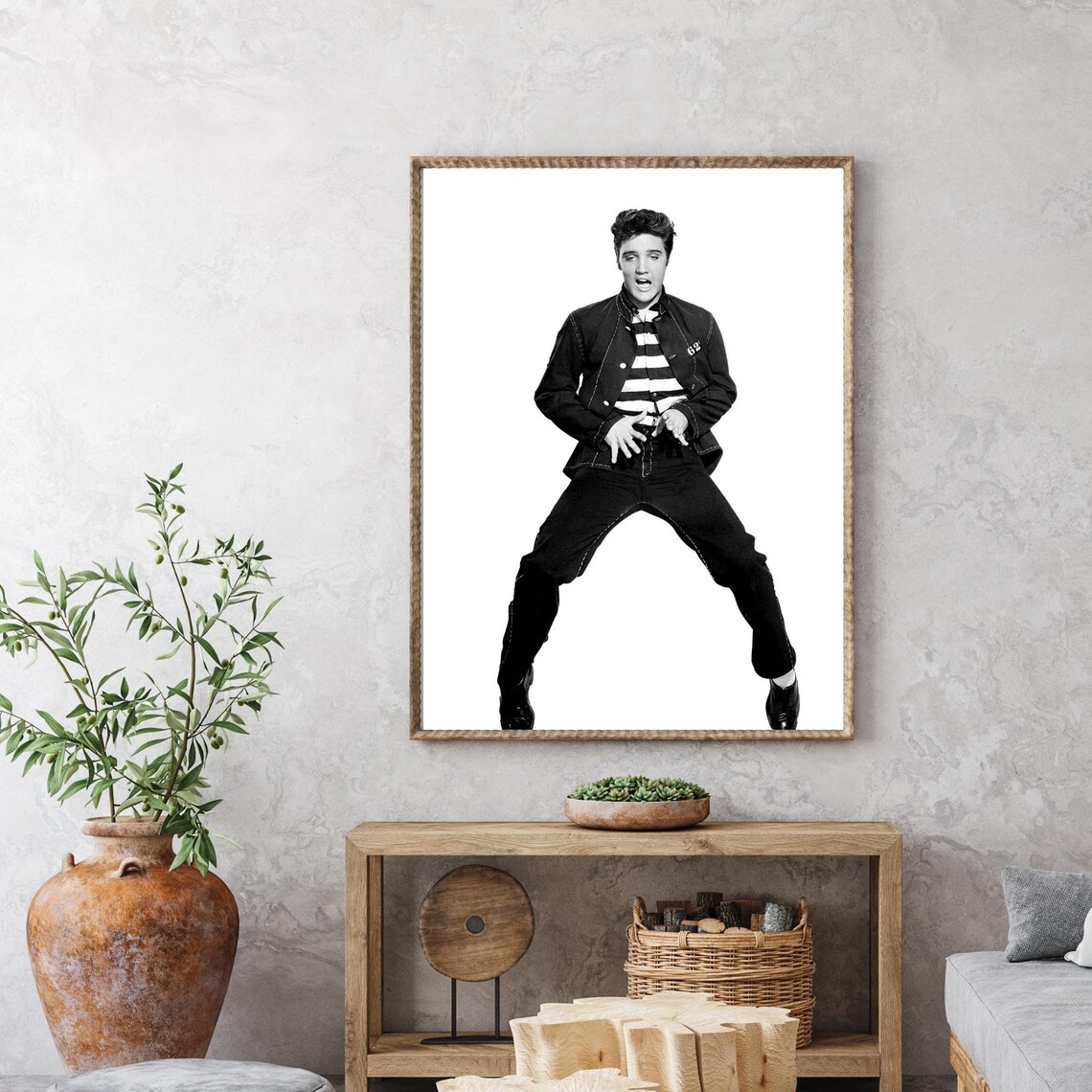 Elvis Poster Elvis Print Elvis Presley Poster Trendy Wall - Etsy