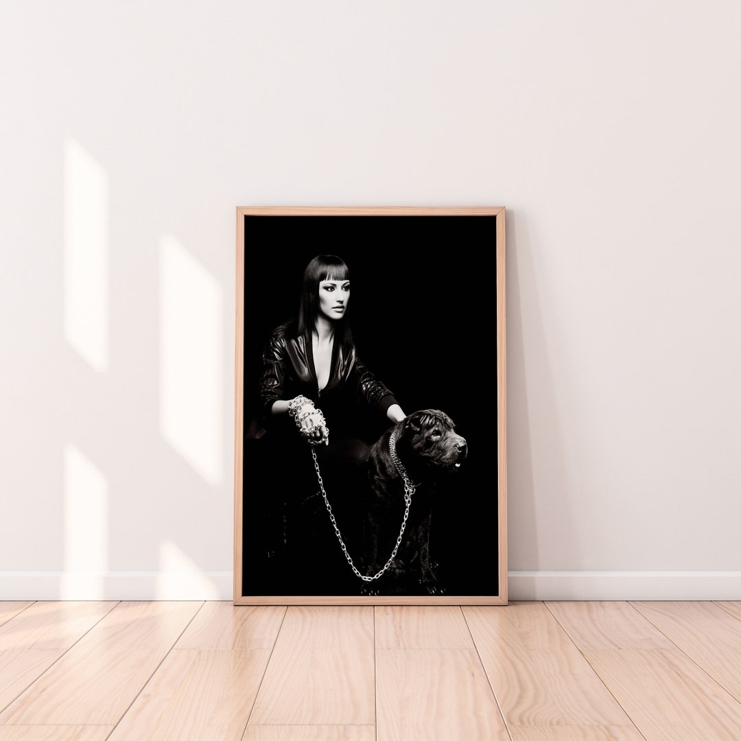 Moody Poster, Edgy Prints, Black and White, Vogue Poster, Retro Vogue ...