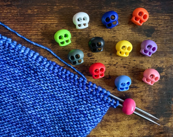 Knitting Stitch Stoppers (5) | Fits up to US Size 8 Needles | Save Your ...