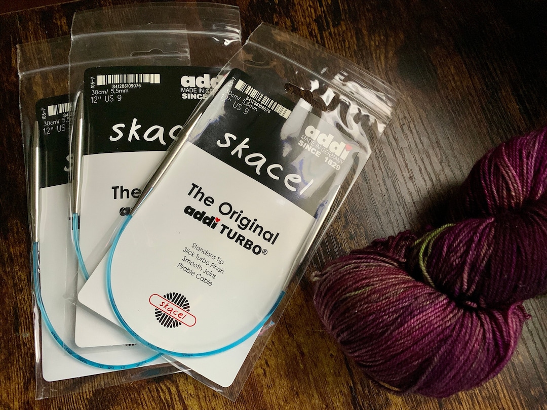 Addi Turbo 12" Fixed Circular Needles US 9 (5.5mm) | Skacel, Standard ...